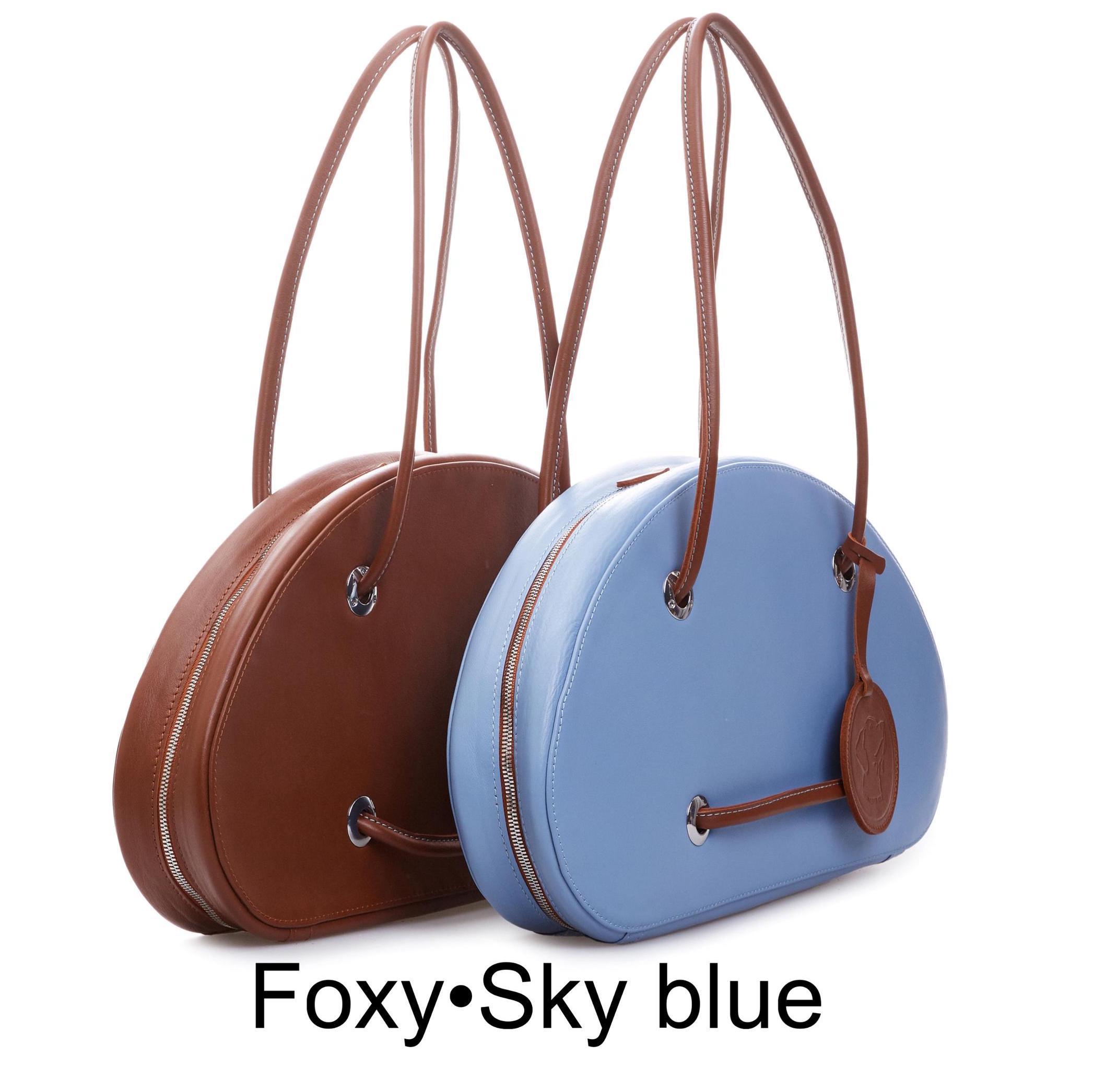 Dual-color Transform Bag, Convertible Leather Bag, Two-tone Shoulder ...