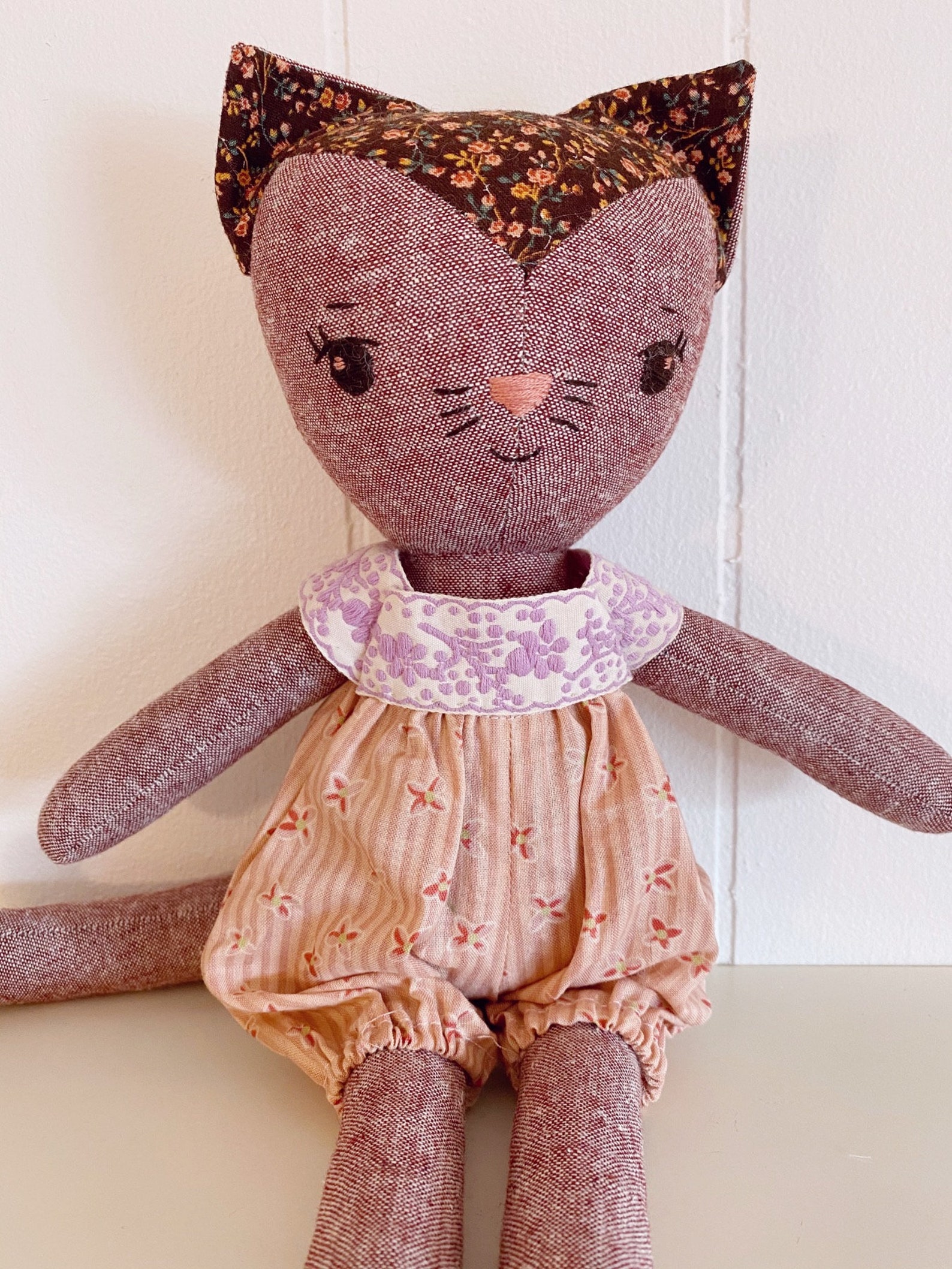 Kit-kat, a Make-along Animal Pattern - Etsy