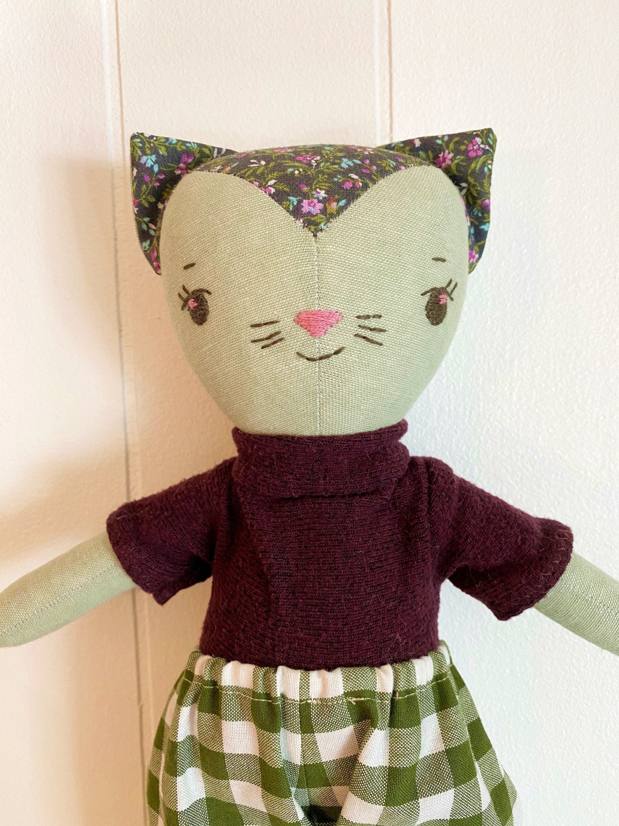 Kit-kat, a Make-along Animal Pattern - Etsy