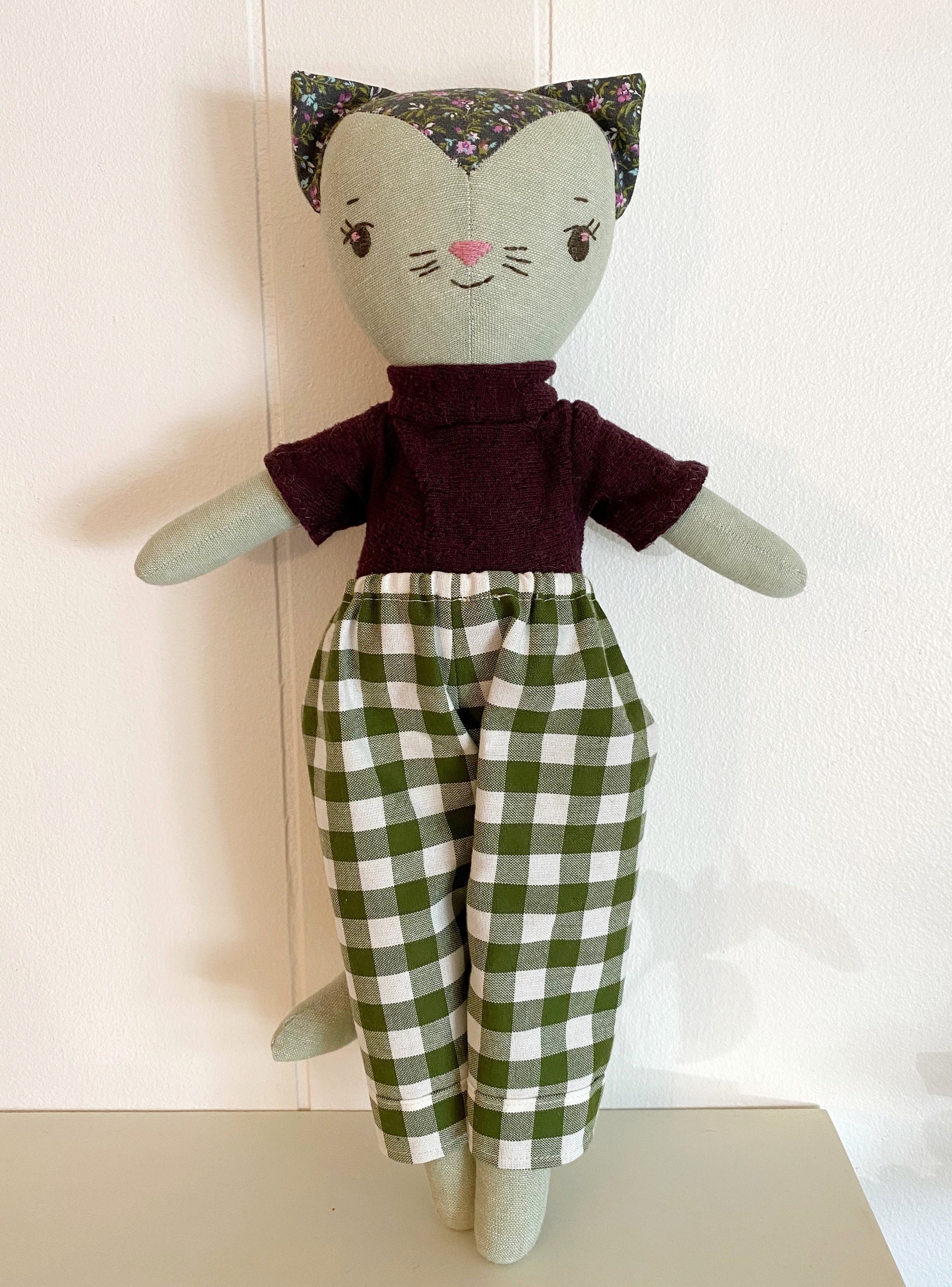 Kit-kat, a Make-along Animal Pattern - Etsy
