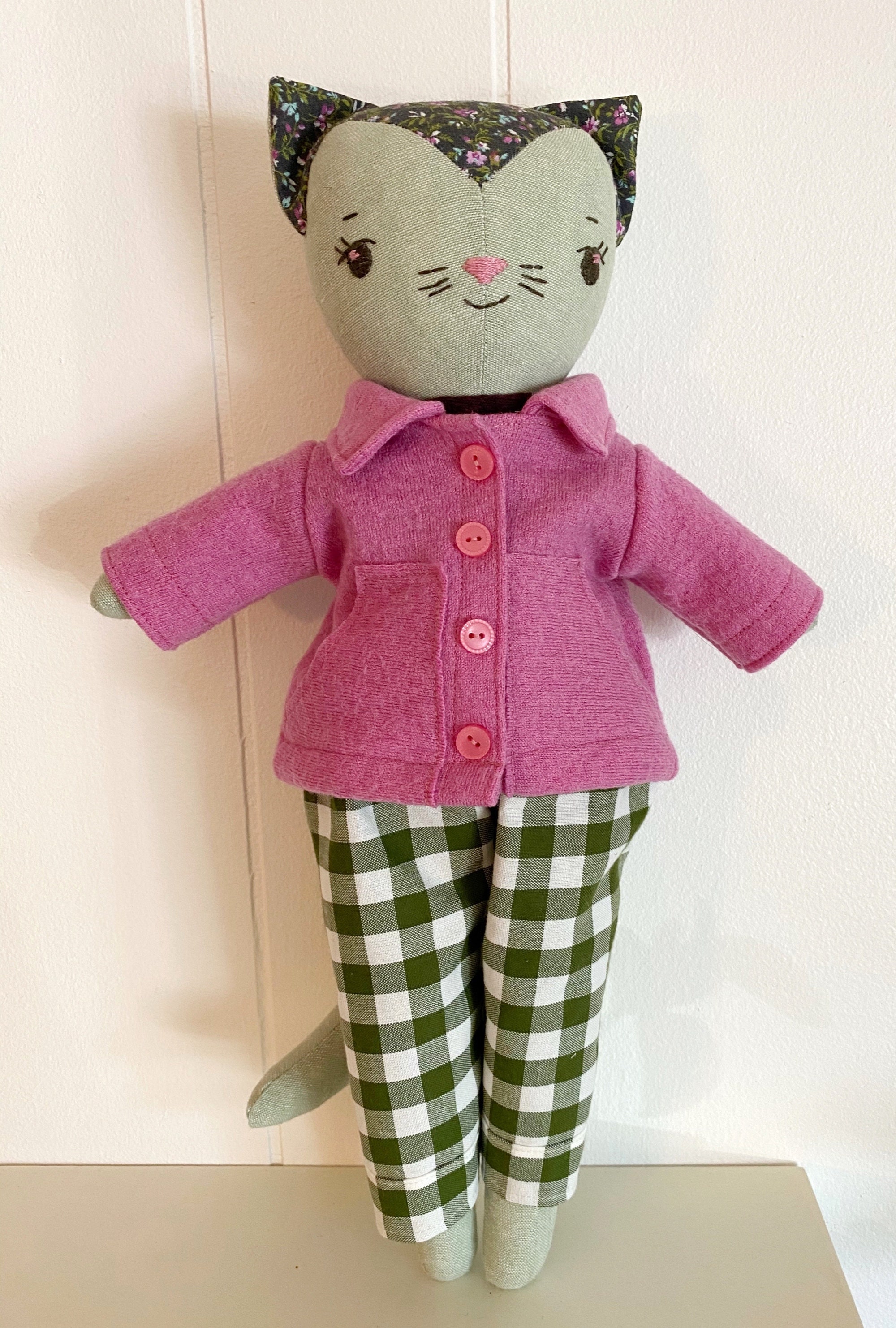 Kit-kat, a Make-along Animal Pattern - Etsy