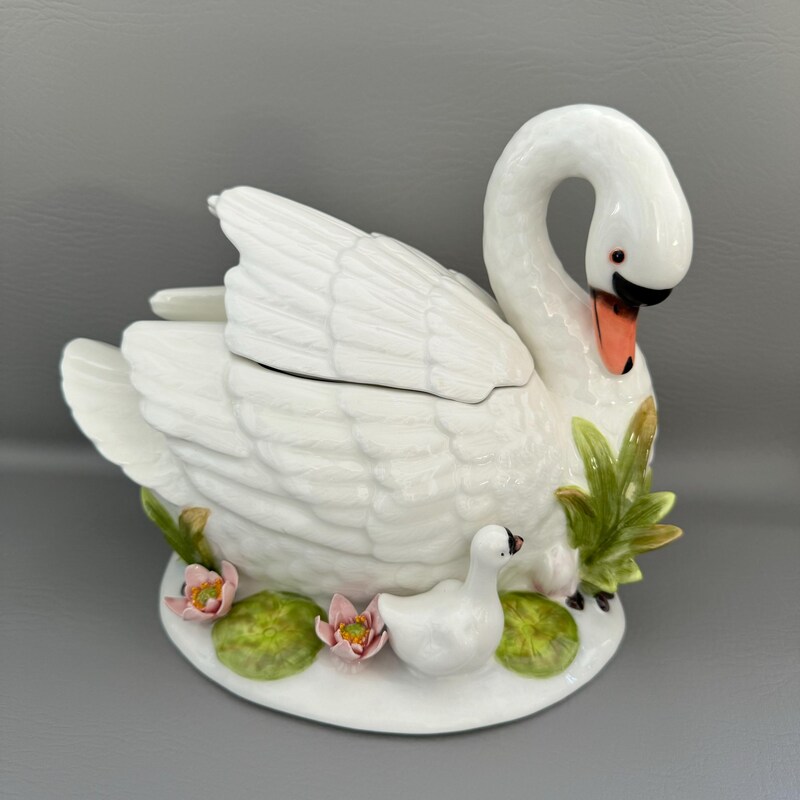 Ceramic Swan - Etsy