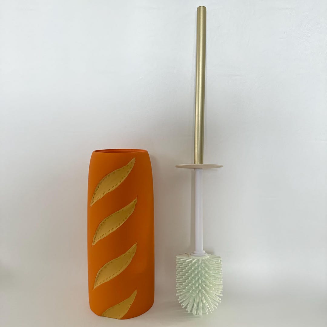 Bread Loaf Toilet Bowl Brush With Holder New - Etsy