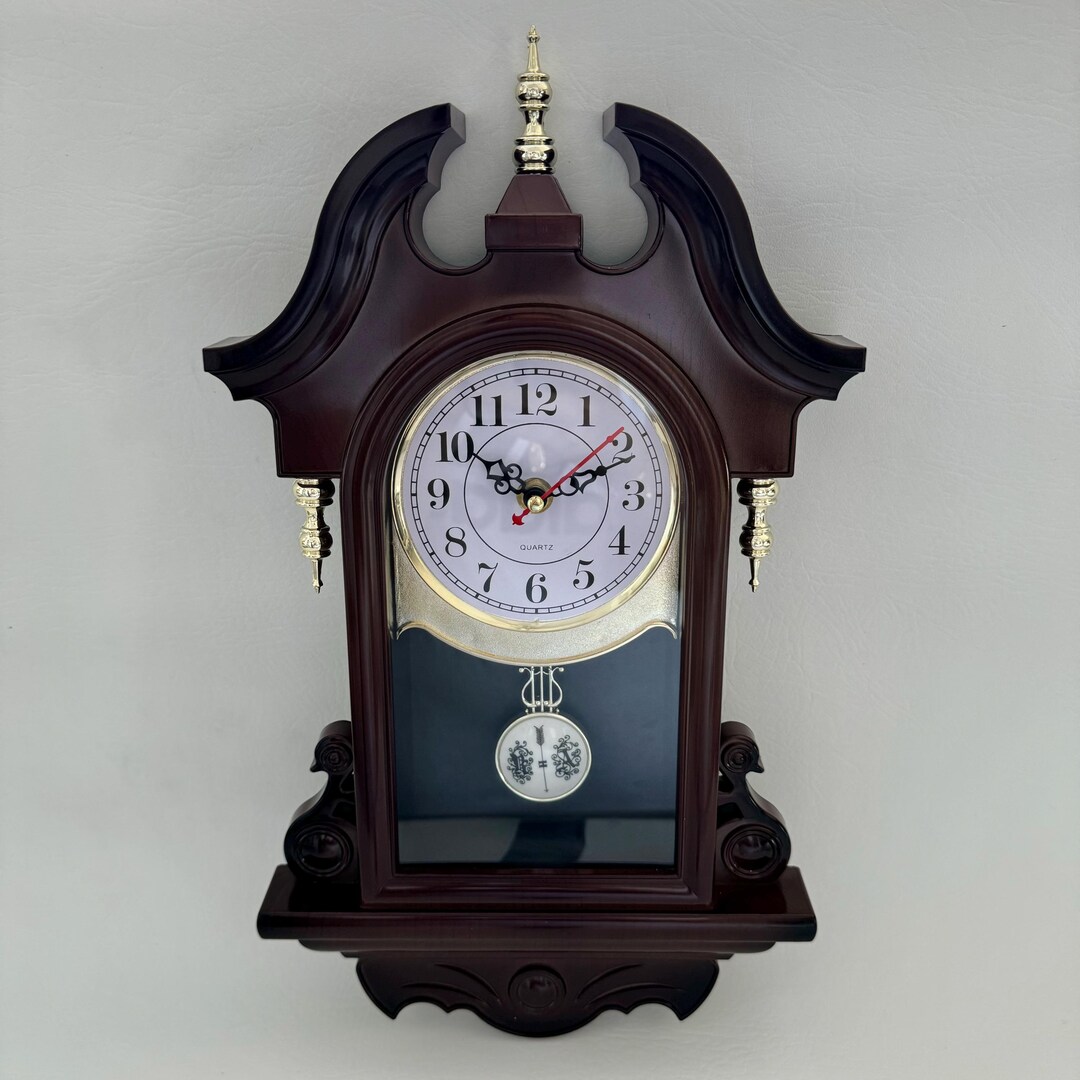 Brown Antique Wall Clock New - Etsy