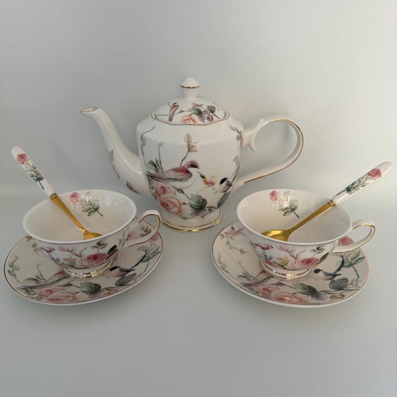 Elegant Tea Set - Etsy