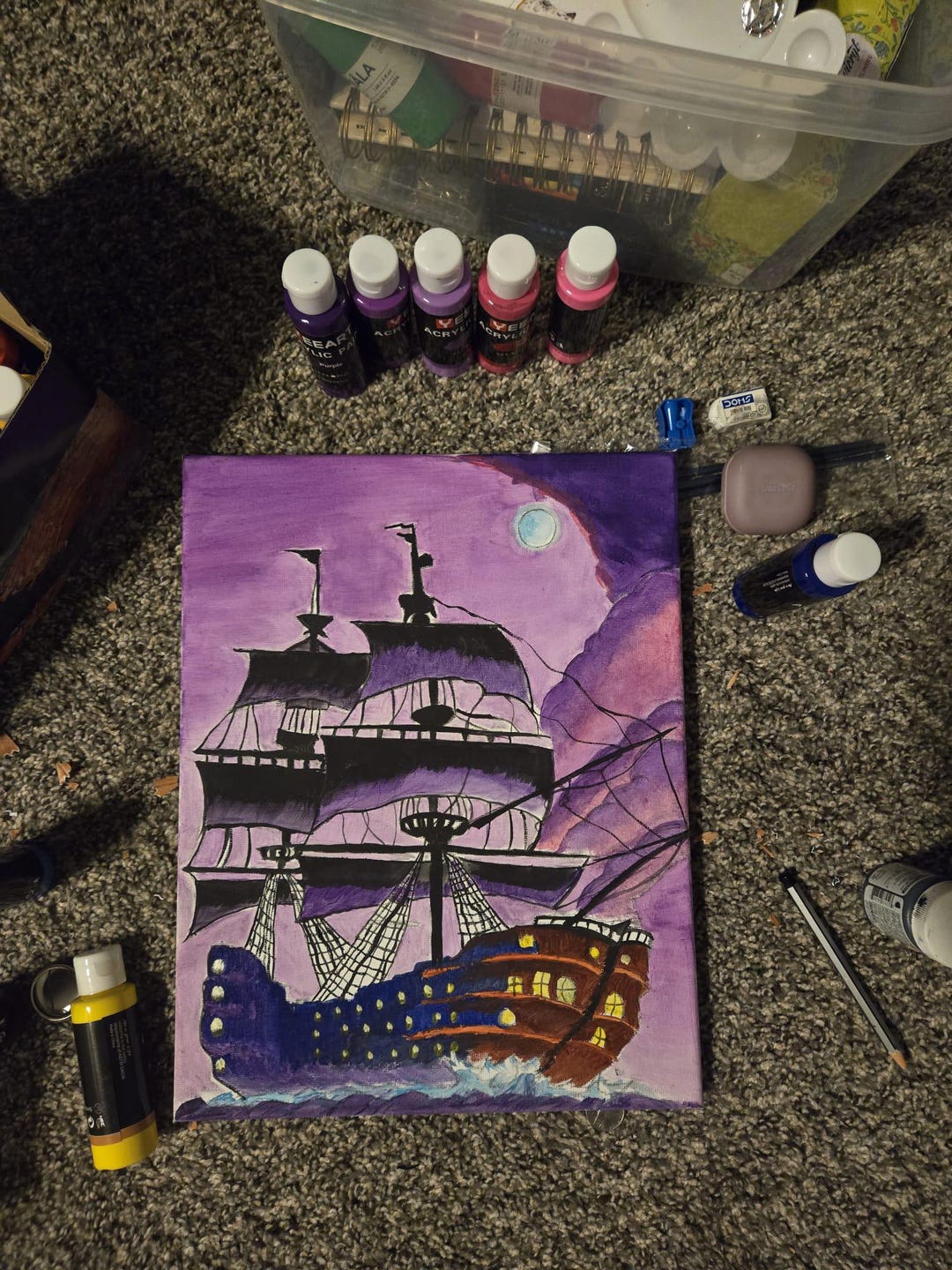 Hand-painted Original Artwork | Unique Home Decor | Acrylic, Watercolor ...