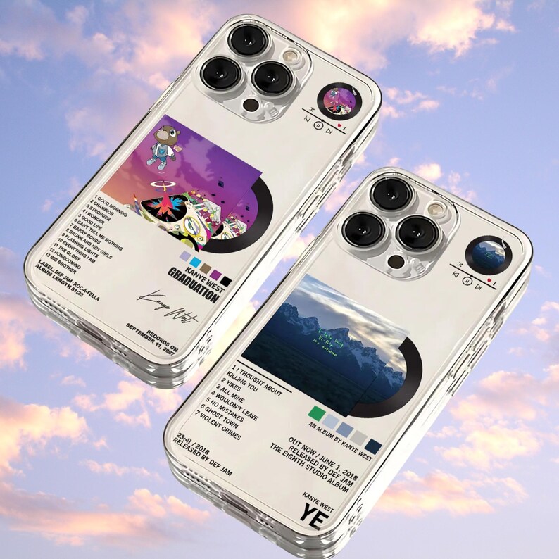 Kanye West Album Phone Case, Yeezy Fan Gift, Music Lover Cover, Rap ...