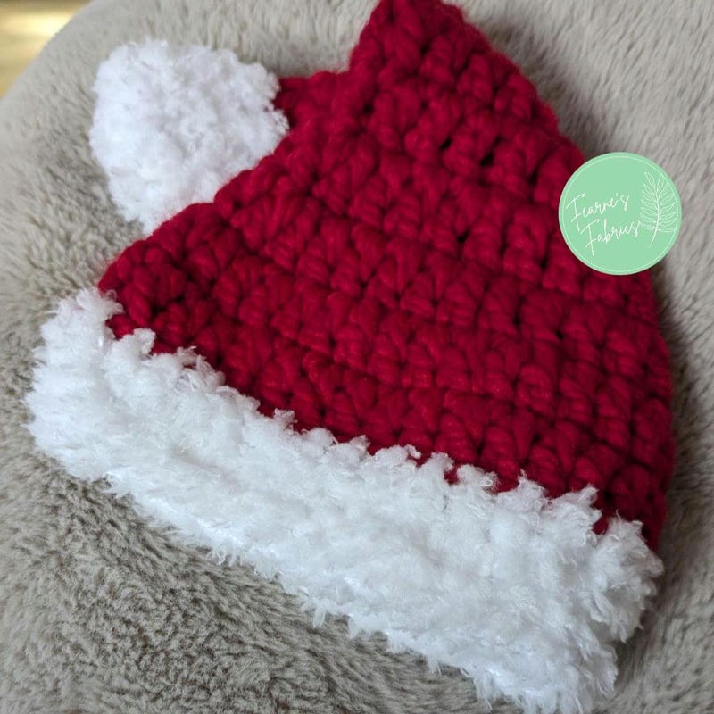 Baby Santa Hat - Etsy