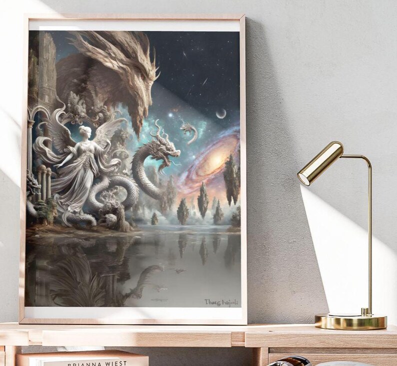 Gift for Dragon Lovers | Knowledge Poster | Dragon Lover Poster ...