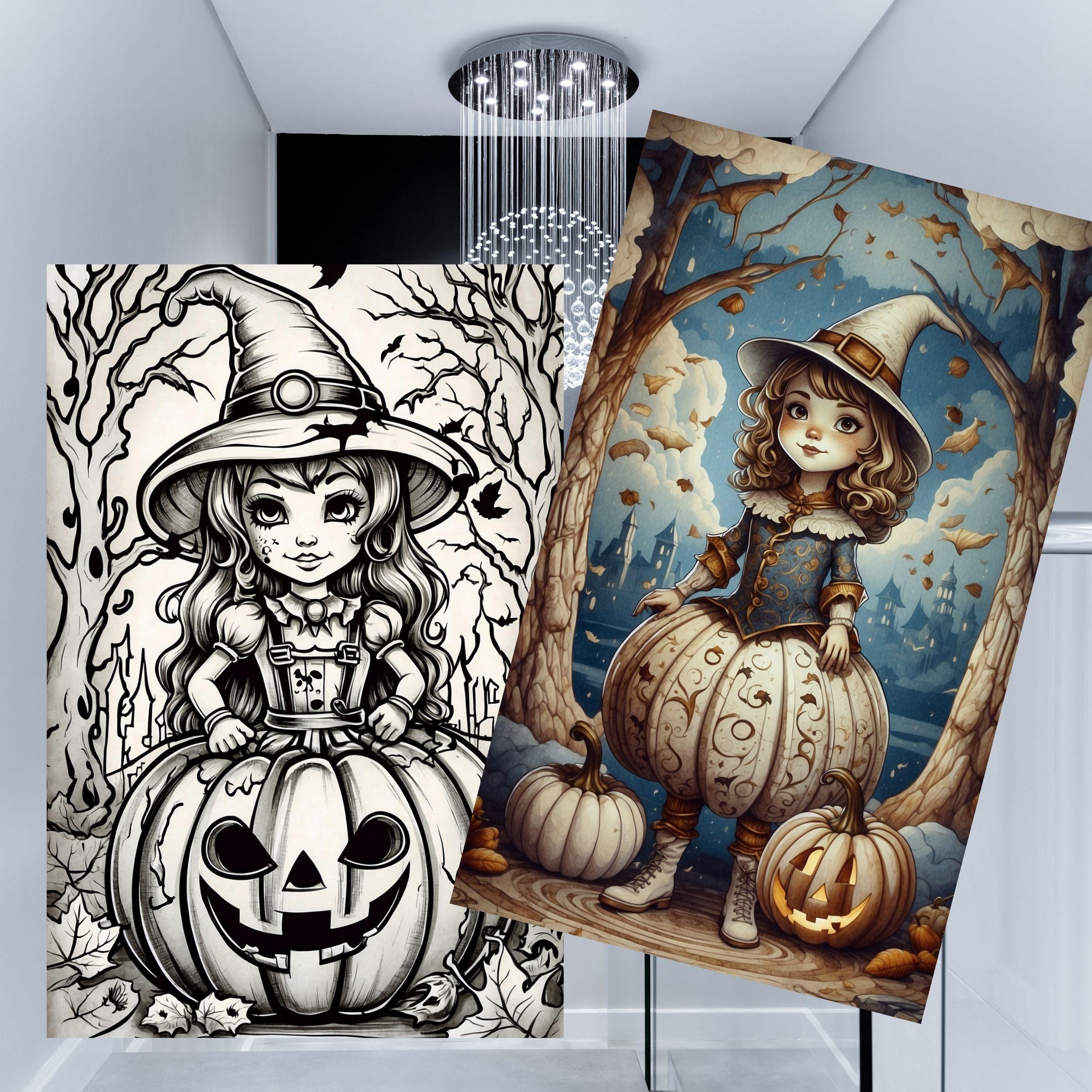 Digital Download Coloring Book | Fall Coloring Pages | Holiday Coloring ...