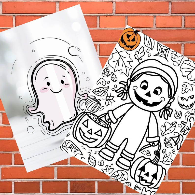 Pastel Goth Coloring Pages | Creepy Kawaii Coloring Book | Halloween ...