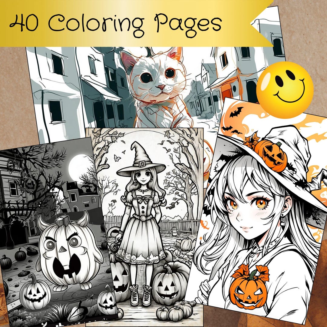 Digital Download Coloring Book | Fall Coloring Pages | Holiday Coloring ...