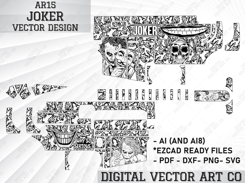 Joker Custom Vector Design for Ar 15 - Etsy