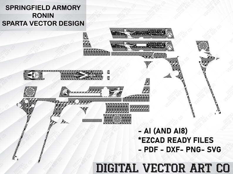 Springfield Armory Ronin Sparta Vector Design - Etsy