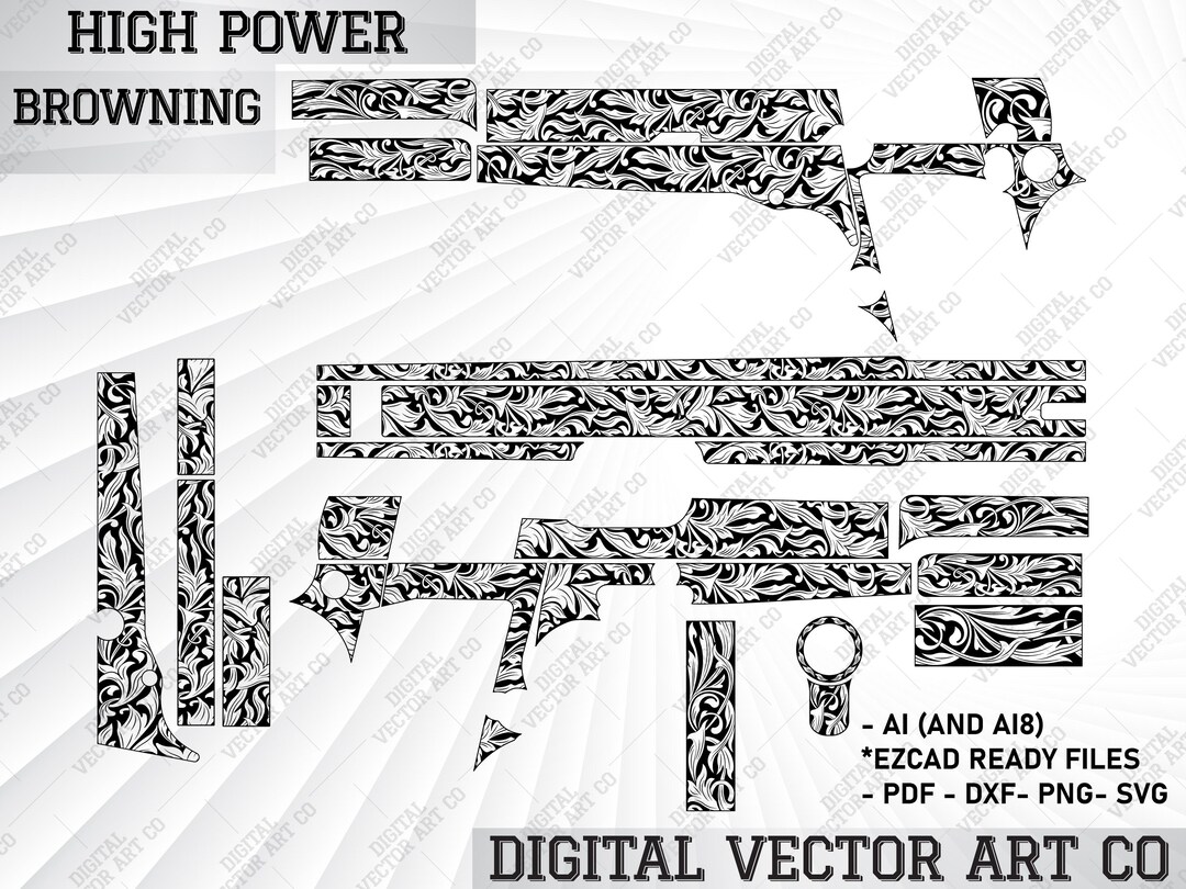 Browning High Power Scroll Design.ornamentals,browning Patterns ...