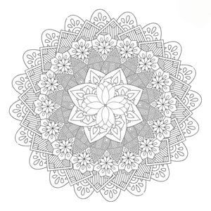 50 Mandala Coloring Pages editable ready to Print - Etsy
