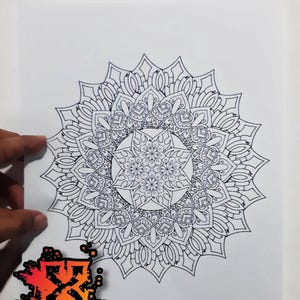 50 Mandala Coloring Pages editable ready to Print - Etsy