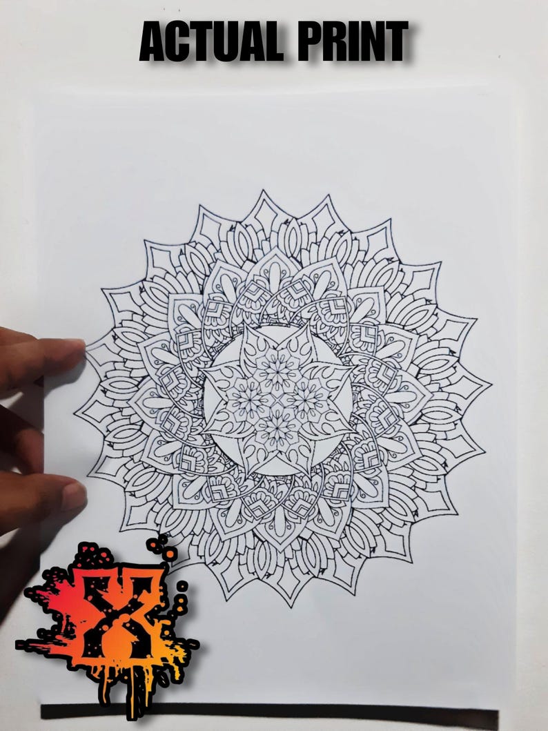 50 Mandala Coloring Pages editable ready to Print - Etsy