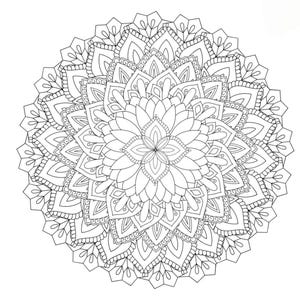 50 Mandala Coloring Pages editable ready to Print - Etsy