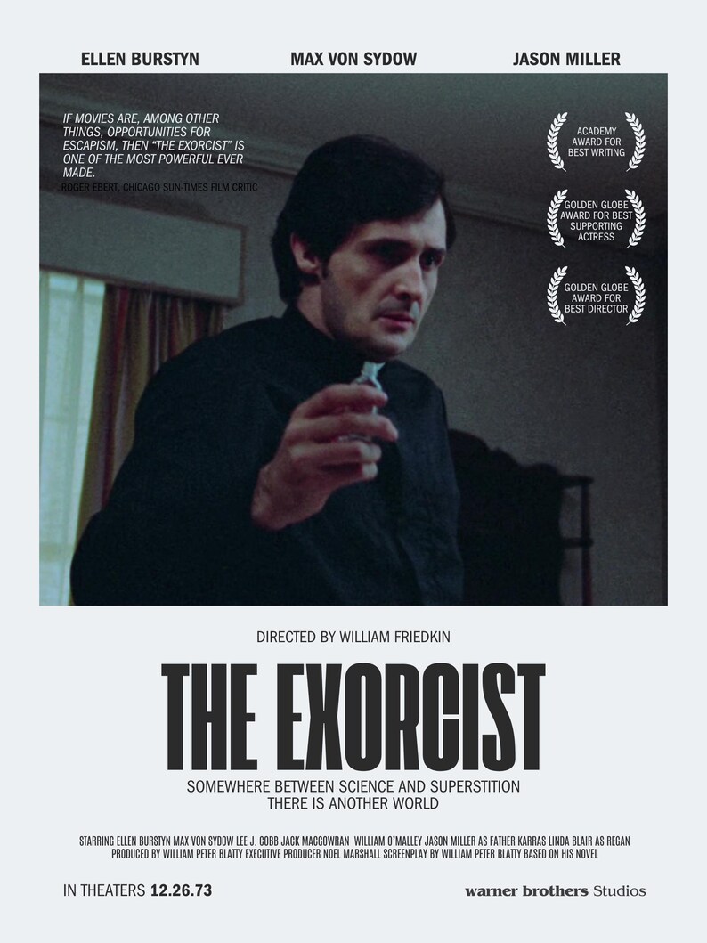 The Exorcist, 1973, Vintage/retro Poster - Etsy