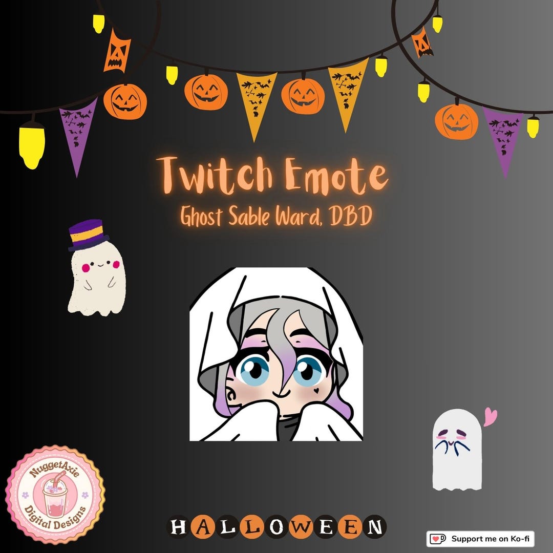 Sable Ward Ghost Twitch Emote - Etsy