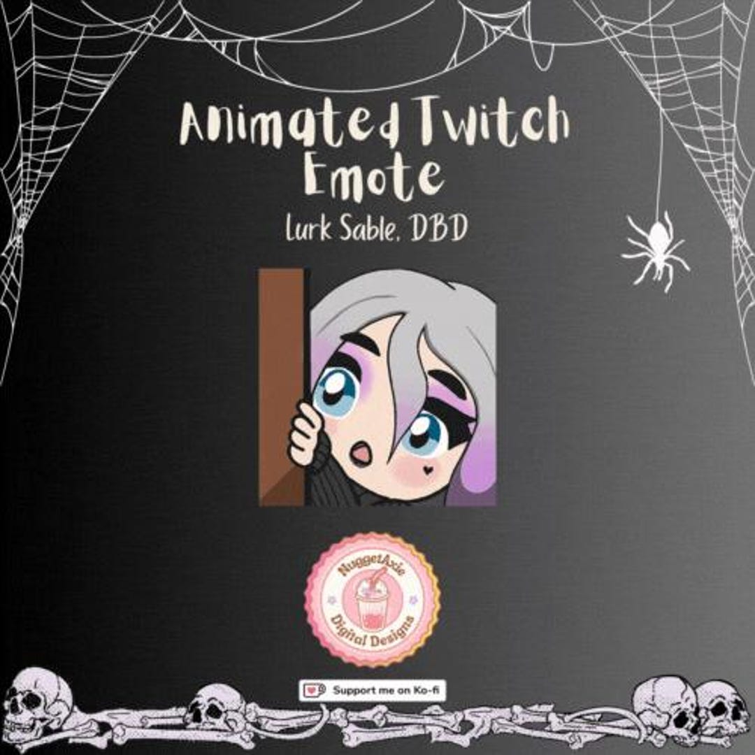 Sable Animated Lurk DBD Emote - Etsy Canada