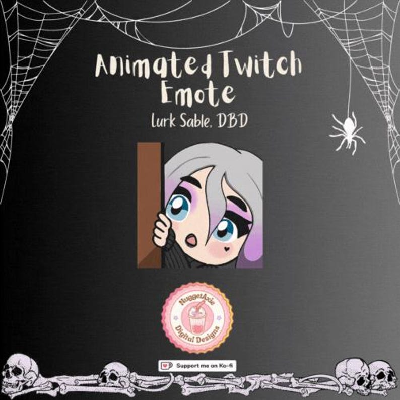 Sable Animated Lurk DBD Emote - Etsy