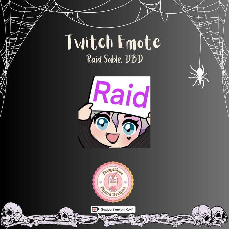 Raid Sable Twitch Emote - Etsy