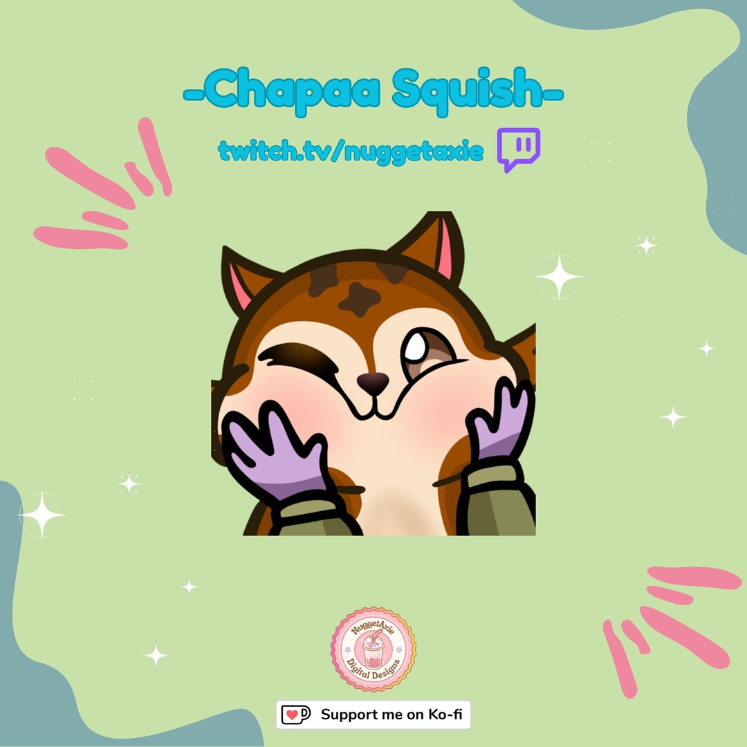 Chapaa Squish Twitch Emote - Etsy