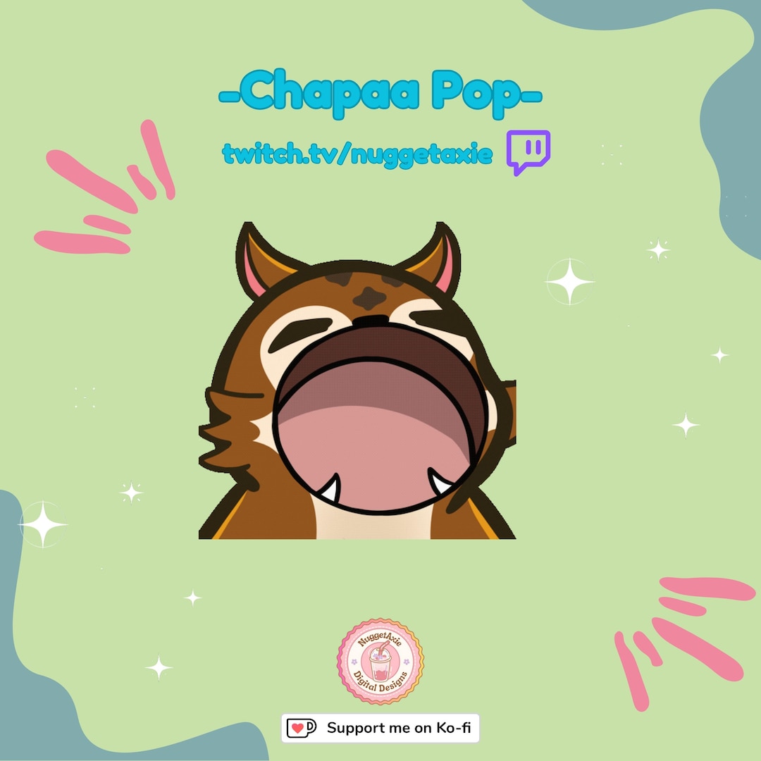 Chapaa Pop Animated Emote - Etsy