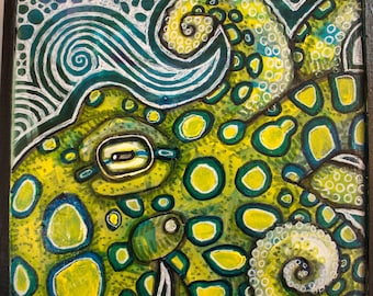 Blue Ringed Octopus Art - Etsy
