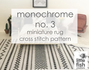 Dollhouse Cross Stitch Rug | Etsy