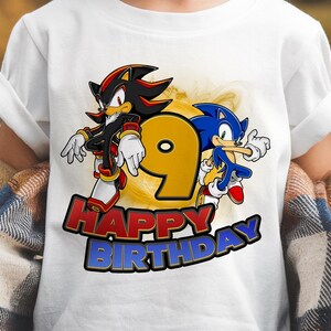 Sonic & Shadow Birthday Png, Sonic the Hedgehog, Sonic Png, Birthday ...