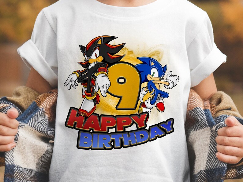 Sonic & Shadow Birthday Png, Sonic the Hedgehog, Sonic Png, Birthday ...