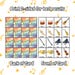 Set of 48 Musical Instrument-themed Memory Cards | Printable Matching ...