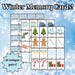 Set of 32 Winter-themed Memory Cards | Printable Matching Game - Etsy