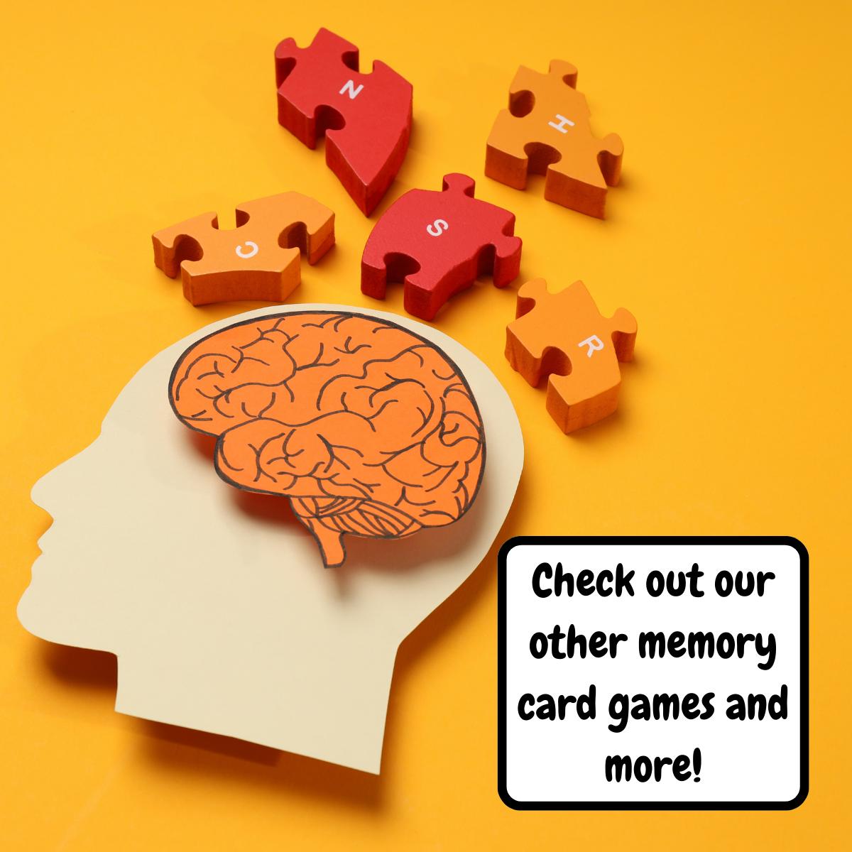 Set of 48 Musical Instrument-themed Memory Cards | Printable Matching ...