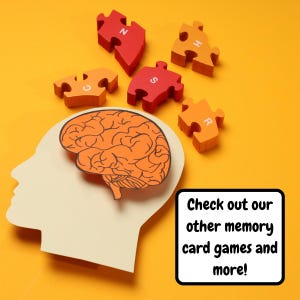 Set of 32 Camping-themed Memory Cards | Printable Matching Game for ...