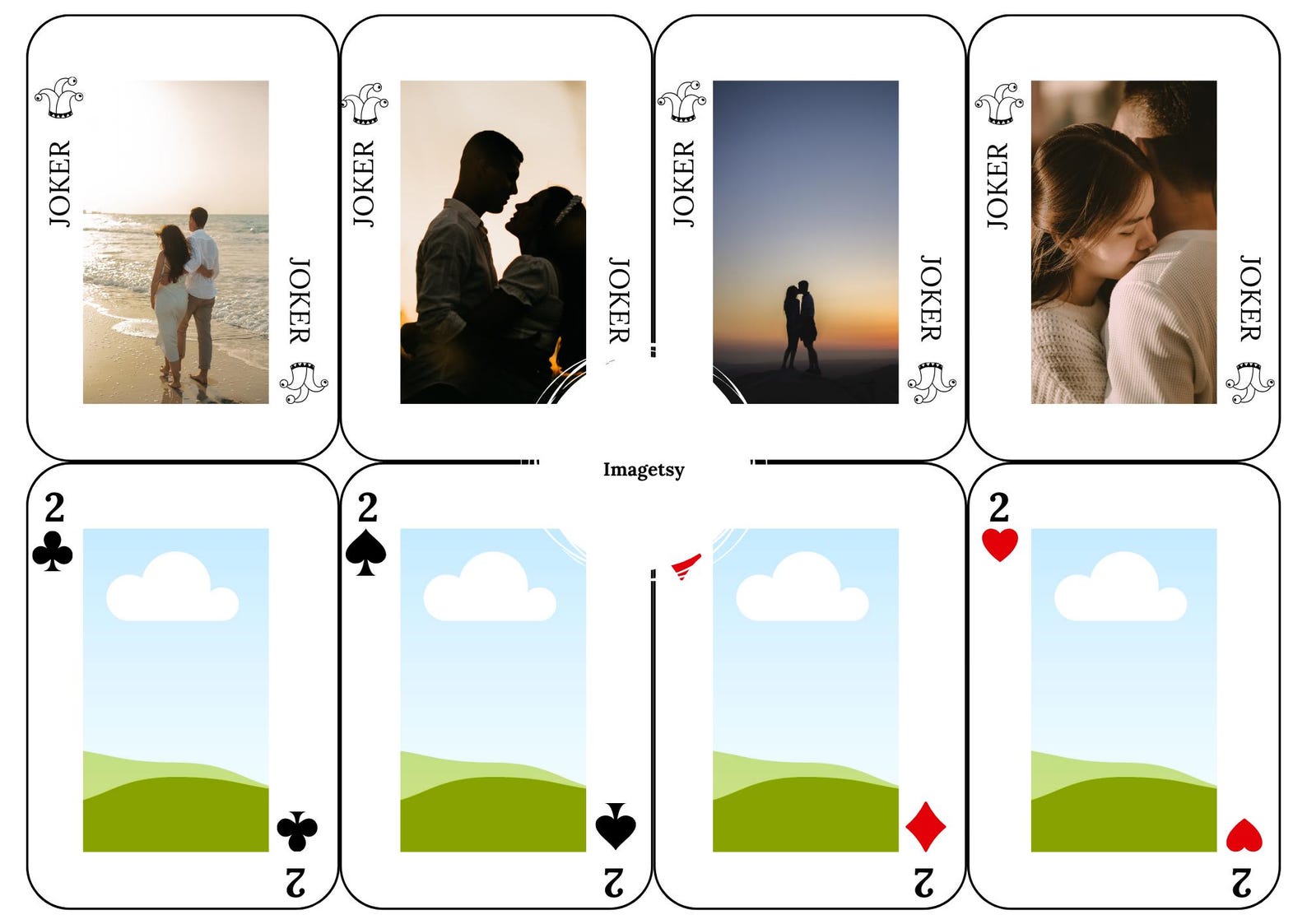 Unique Custom Photo Playing Cards - Personalized Playing Cards With ...