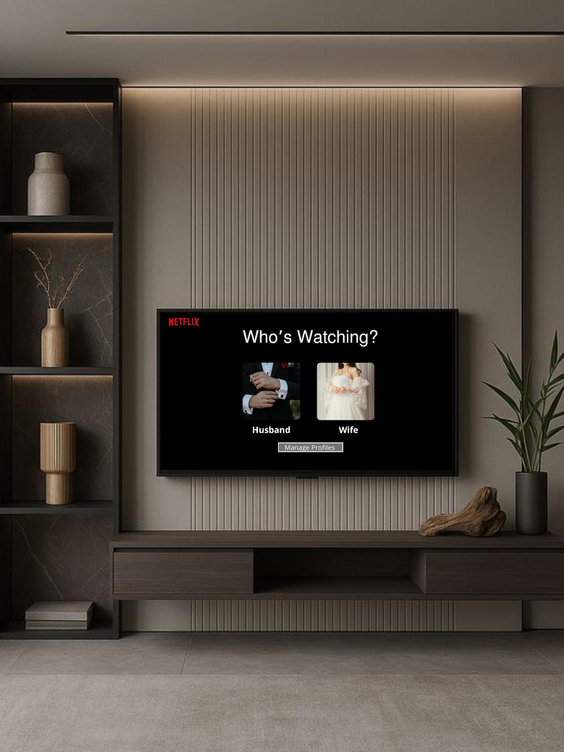 Netflix Video Template | Editable Canva Slideshow | Personalized Gift ...
