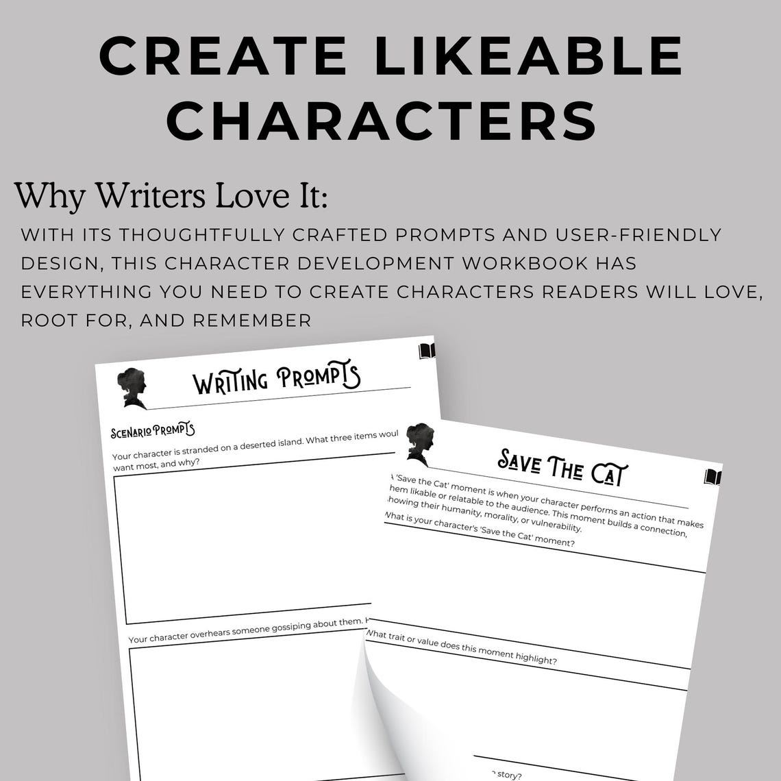 Character Development Workbook, Character Creation Guide, Character ...