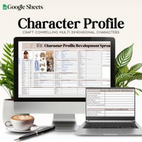 Character Development Worksheets for Novel Planning - Etsy