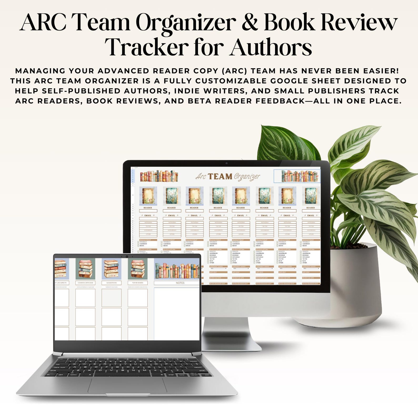 Advanced Reader Copy Feedback, ARC Reader Tracker, Editing Checklist ...