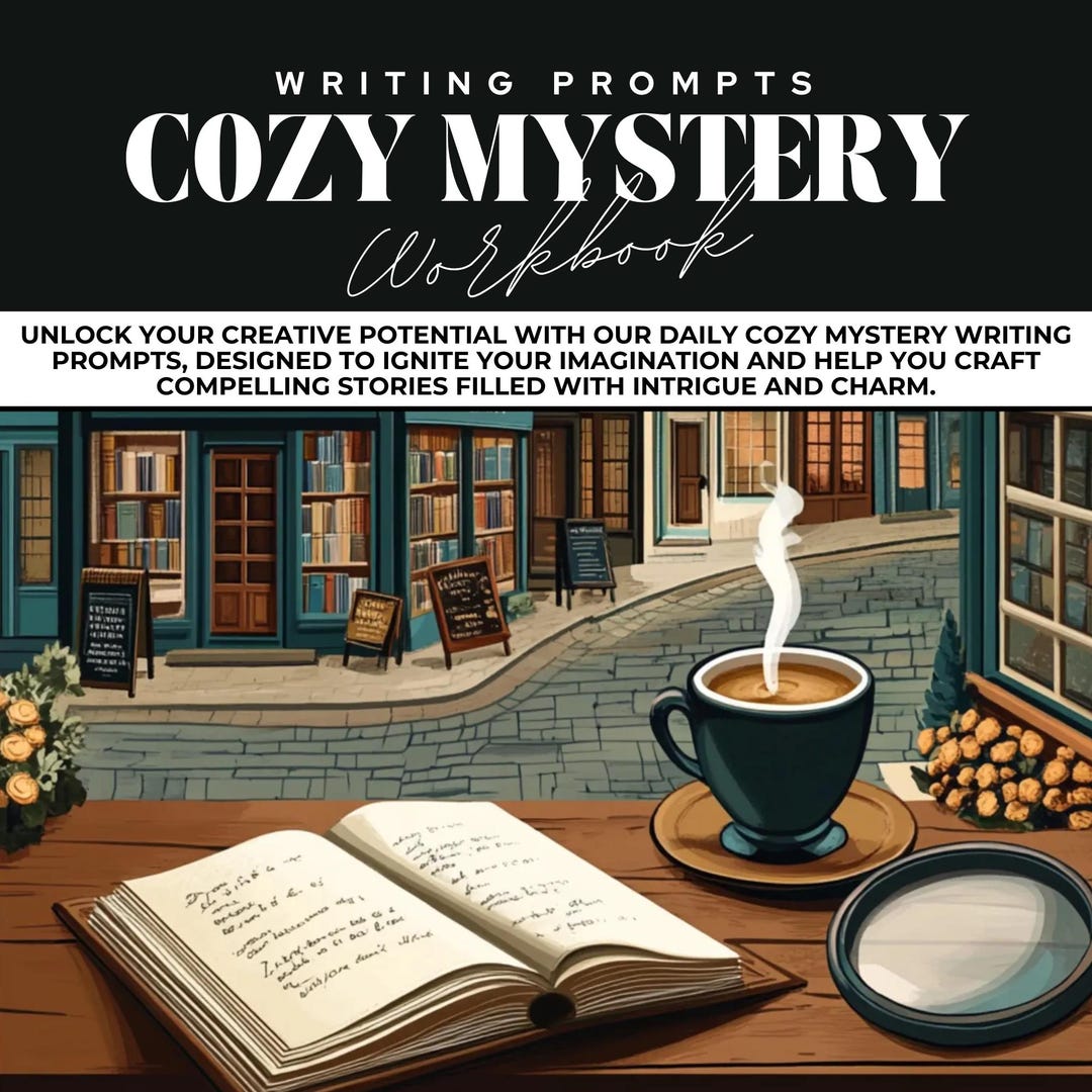 Daily Cozy Mystery Writing Prompts for Writers, Creating Writing ...