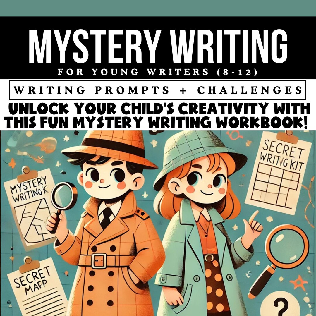 Kids Writing Games, Mystery Writing for Kids, Detective Story Writing ...