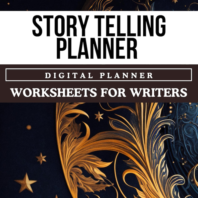 Digital Story Telling Planner for Goodnotes, Writing Novel Guide, Plot ...