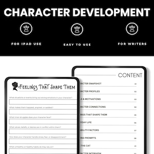Character Development Workbook, Character Creation Guide, Character ...