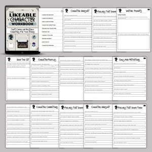 Character Development Workbook, Character Creation Guide, Character ...