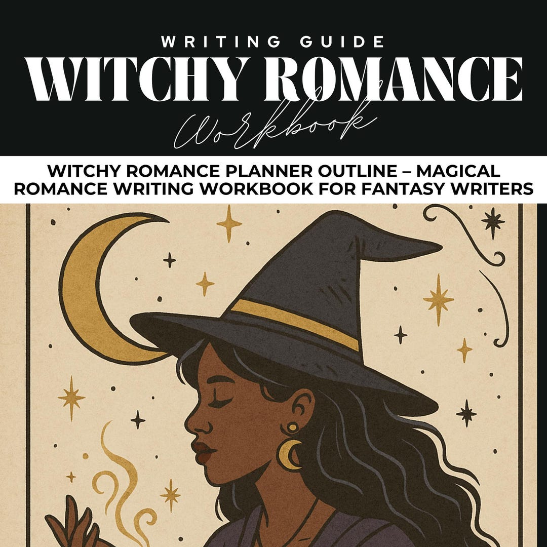 Witchy Romance Planner Outline, Magical Romance Writing Workbook ...