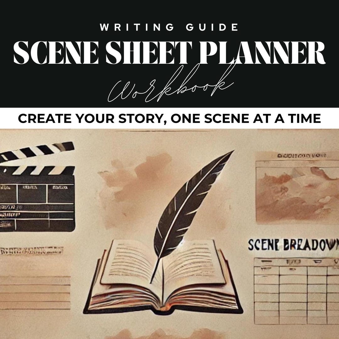 Scene Planner for Writers, Story Scene Organizer, Writing Scene ...